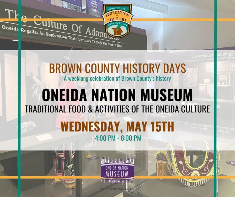 Brown County History Days – Brown County Federation of History ...